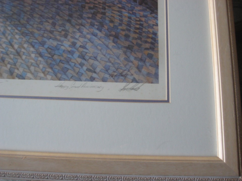 STEVE HANKS "COUNTRY HOME" LIMITED EDITION 255/950 LITHOGRAPH PRINT ...