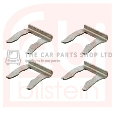 FOR AUDI A1 1.4 1.6 TDI 10-18 FEBI BRAKE HOSE RETAINING CLIPS NEW PACK ...