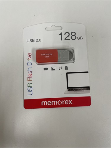 Memorex 128GB Flash Memory Drive USB 2.0 Red 751492617930| eBay