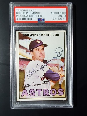 1967 Topps Bob Aspromonte #274 ASTROS Signed Autograph PSA/DNA | eBay
