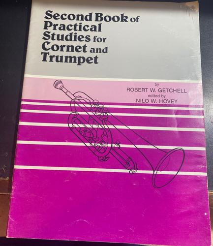 TRUMPET Practical Studies for Cornet and Trumpet, Bk 2- paperback Hovey ...