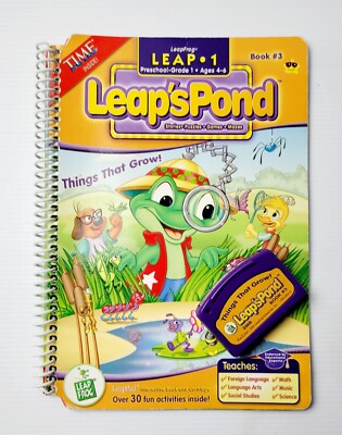 QuantumPad Learning System: Leap's Pond Book #3 Things That Grow | eBay ...