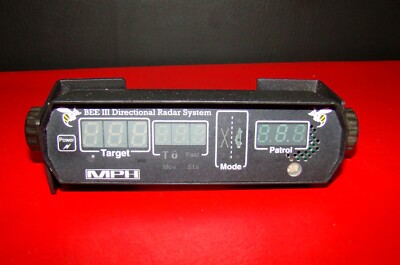 MPH BEE III Directional Police Radar System Display 990664 | eBay