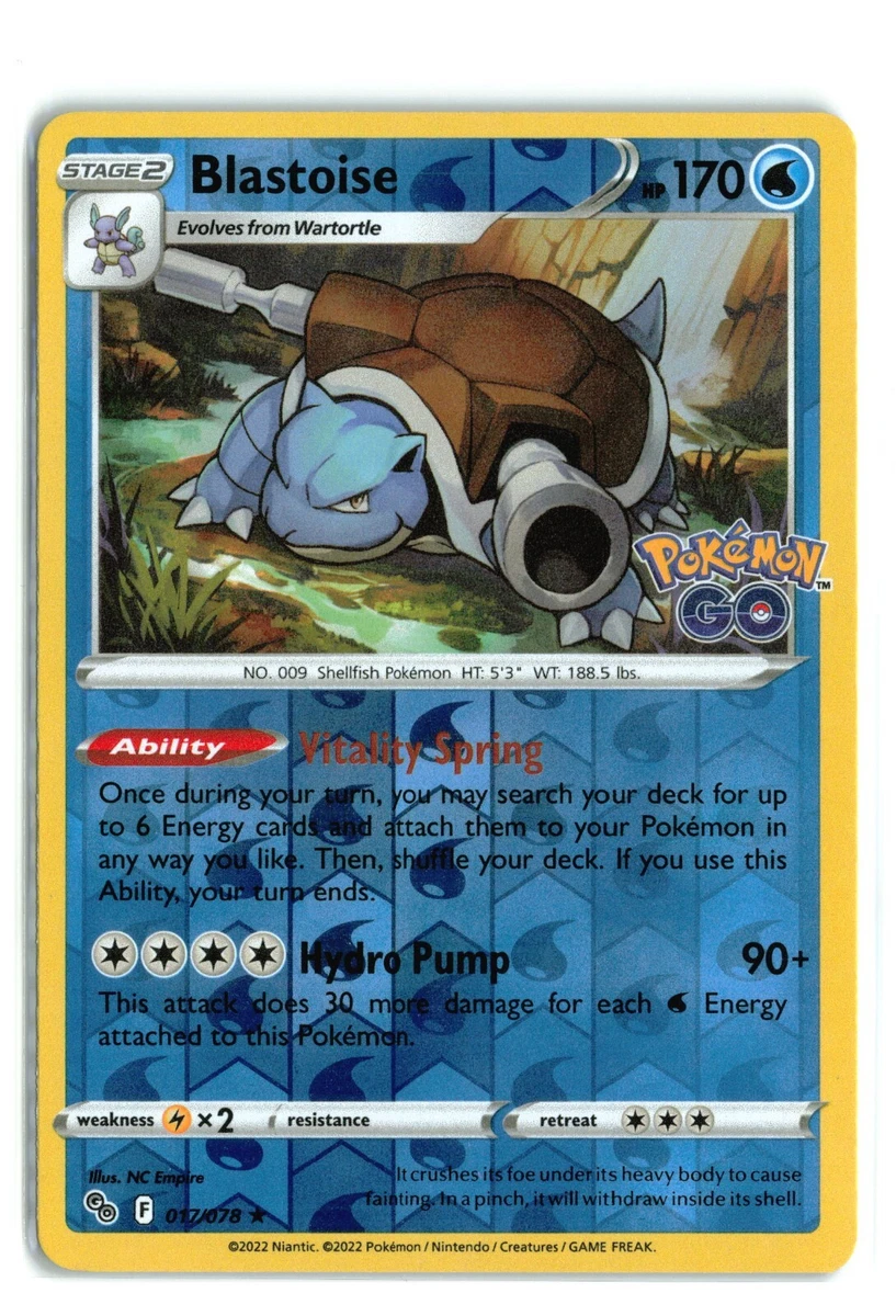 Blastoise Card English