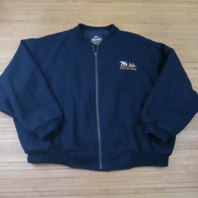 Vintage Laborers Local 76 Cement Worker Union Wool Zip Jacket 3XL XXXL ...