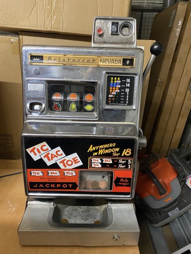One armed bandit fruit machine Aristocrat Nevada Tic Tac Toe | eBay UK