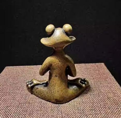Zen Frog, Ornaments, Calligraphy Tools, Stationery, Crafts, Art | eBay