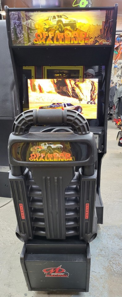 Midway OFFROAD CHALLENGE Sit Down Arcade Driving Video Game Machine ...