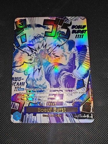 Boeuf Burst (Alternate Art) OP12-060 - English One Piece card | eBay
