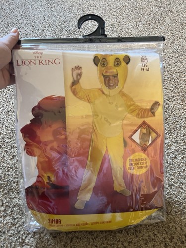 Disney Lion King Simba 4-6 Toddler Costume cosplay dress up ...