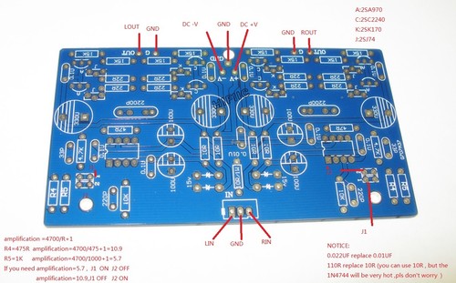 1PCS OPA627+K170/J74(2SK170 2SJ74) Audio preamp PCB | eBay