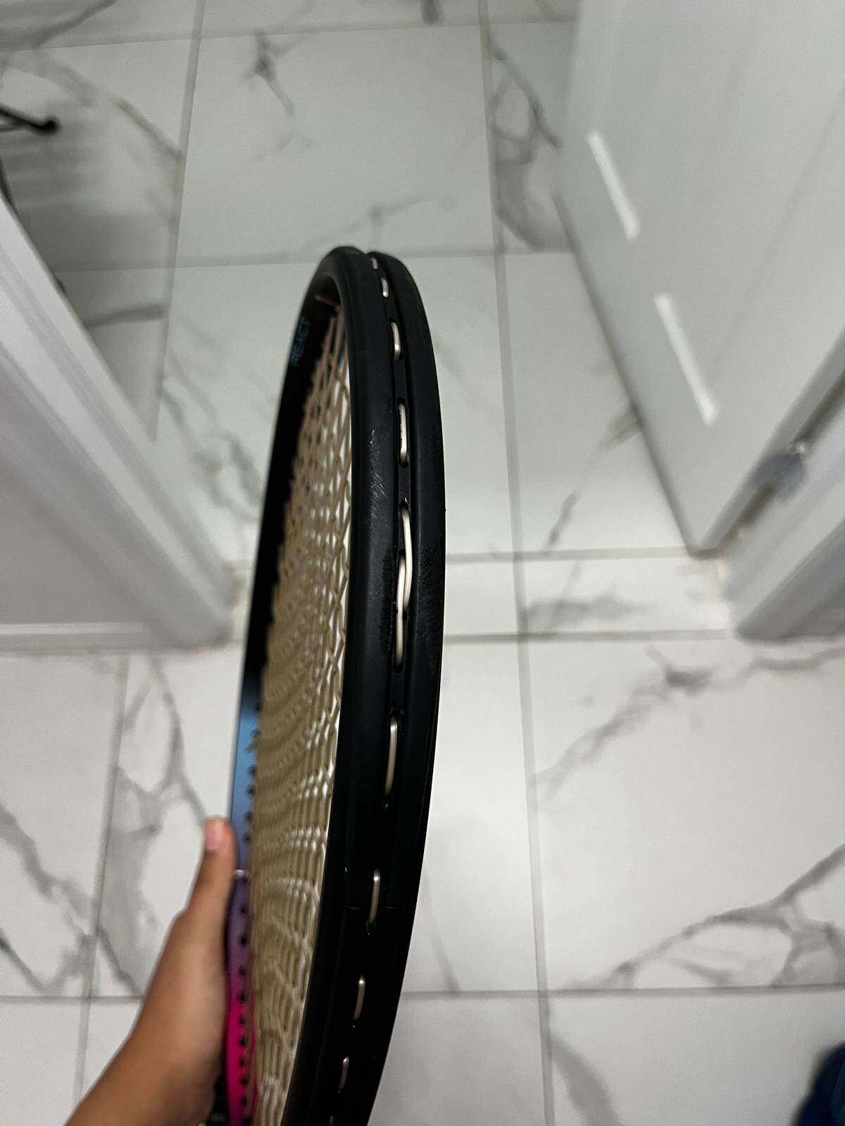 Angell Total Custom 99 18/19 Tennis Racket Extended Length 27.5 | eBay