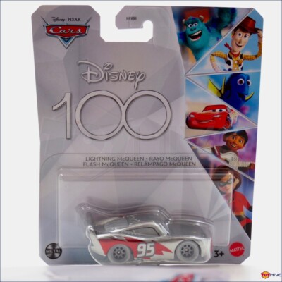 Disney Pixar Cars Silver Lightning McQueen 100 year edition 2023 ...
