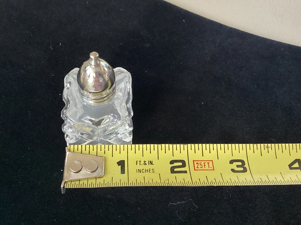 Silver Plated Glass Salt & Pepper Shakers F.B Roger’s Silver Co Set Of ...