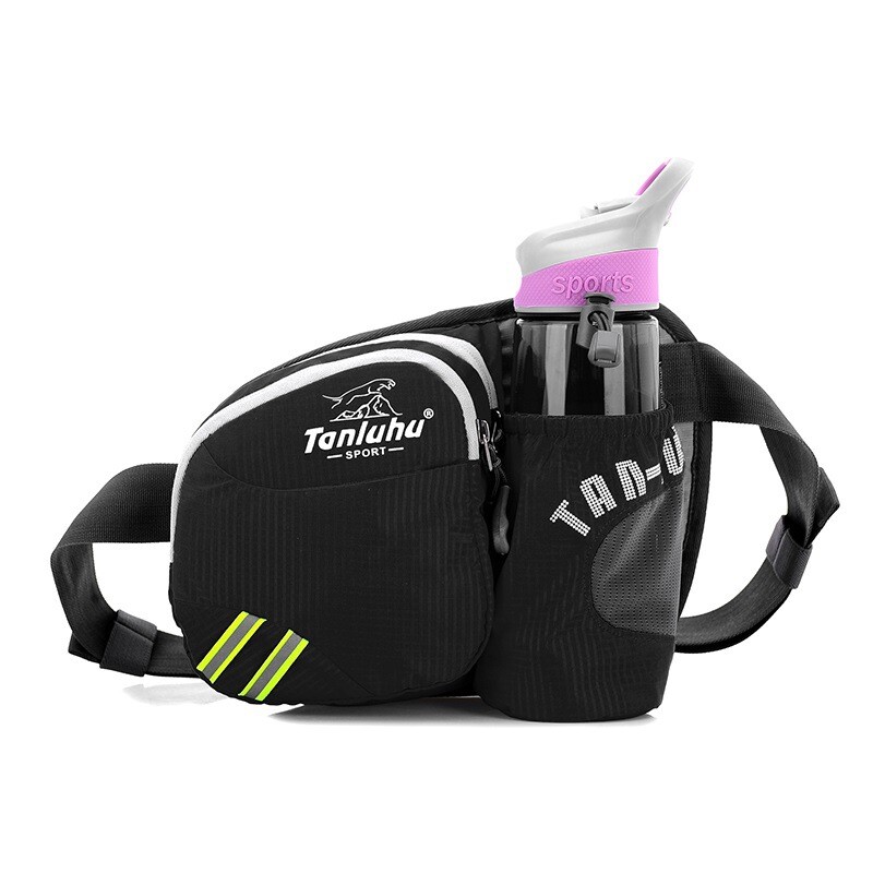 Waterproof Sport Runner Waist Bum Bag Running Jogging Belt Pouch Zip ...