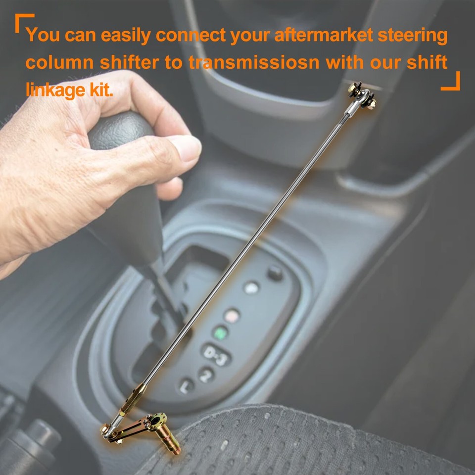 21" Adjustable Column Shift Linkage Kit ACA-1807 for AOD Ford ...