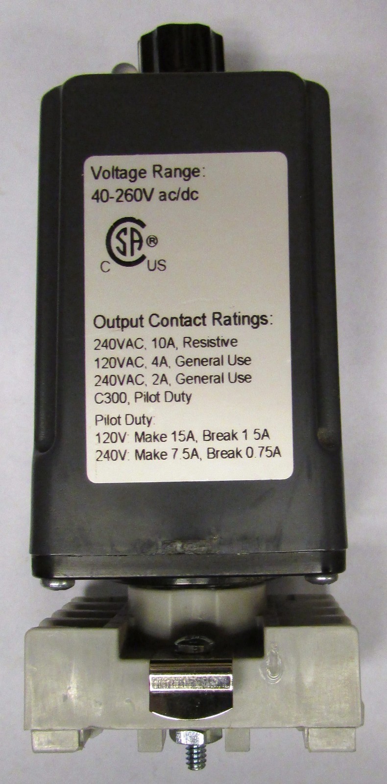 TIME MARK SIGNALINE 330 H 1.0MIN 10 Amp Operate Delay Timer Timing ...