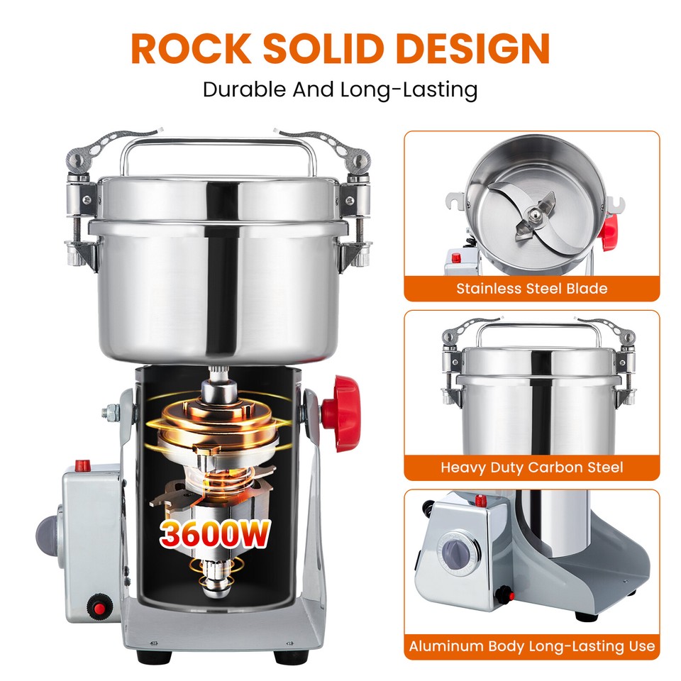 1000g Electric Dry Food Grinder Machine Cereal Grains Spices Mill ...