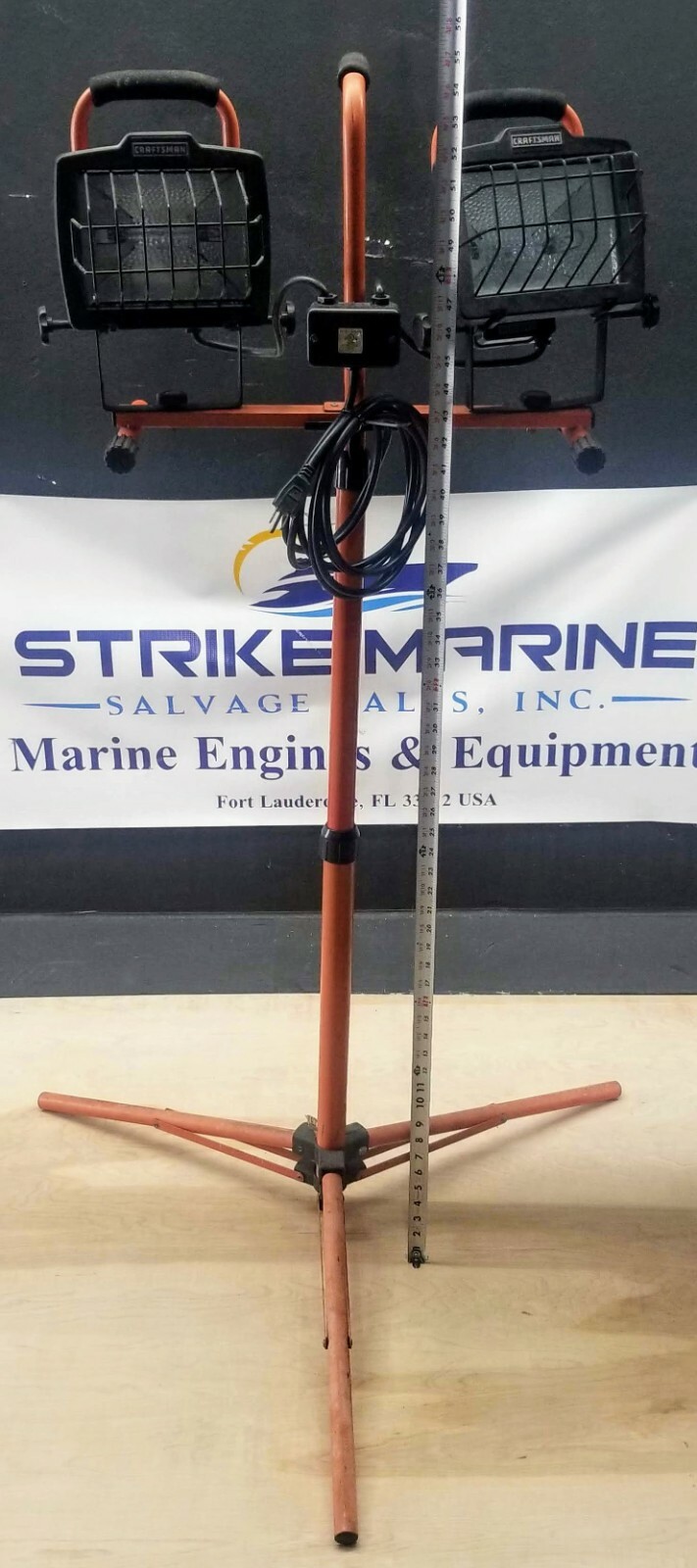 Craftsman 1000W, Dual Head Tripod Portable Work Light | eBay