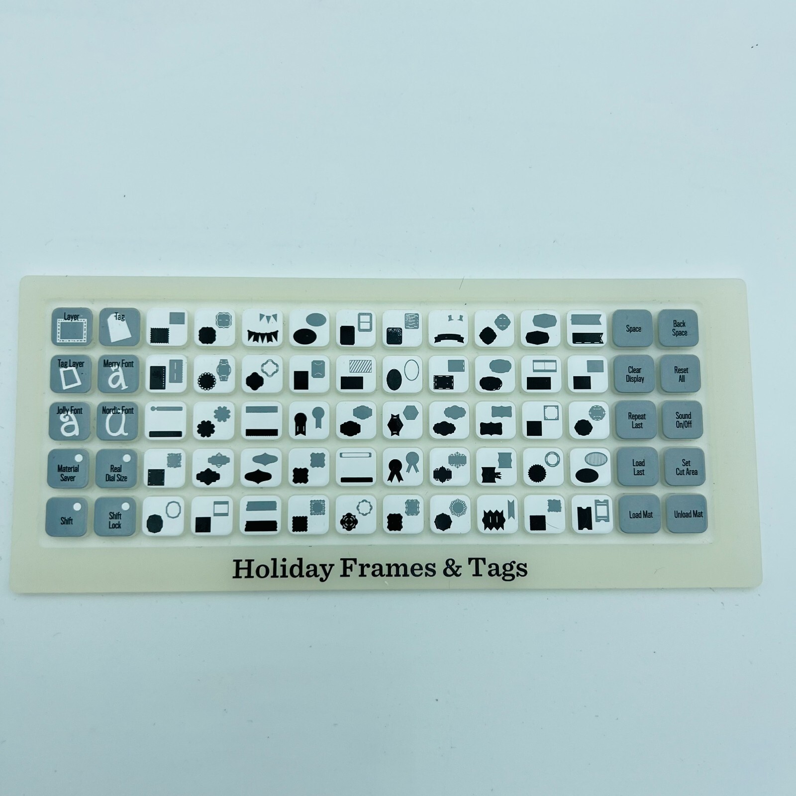 Cricut Provo Craft Keypad Overlay Rubber Cover Keyboard 16 to choose ...