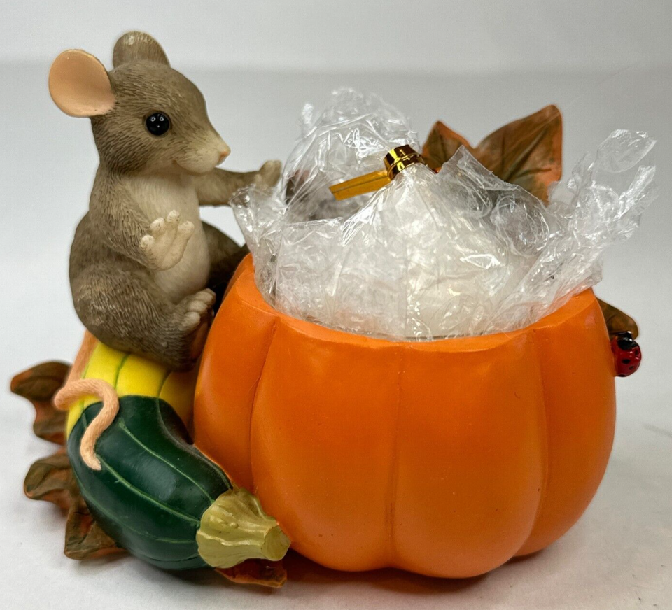 CHARMING TAILS LOT FITZ & FLOYD MOUSE RABBIT FIGURINES~FALL LEAF ...
