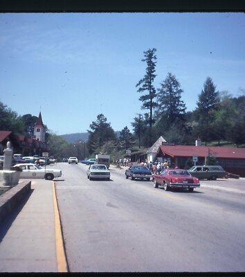 1976 Slide Street Scene Traffic Police Car People Chevrolet Nova Gran ...