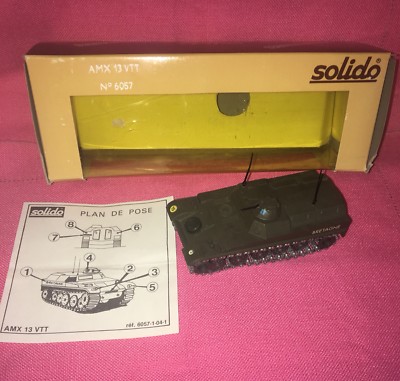 SOLIDO No. 6057 AMX 13 VTT Tank - No. 227 - Apr 1971- AMX-13t | eBay