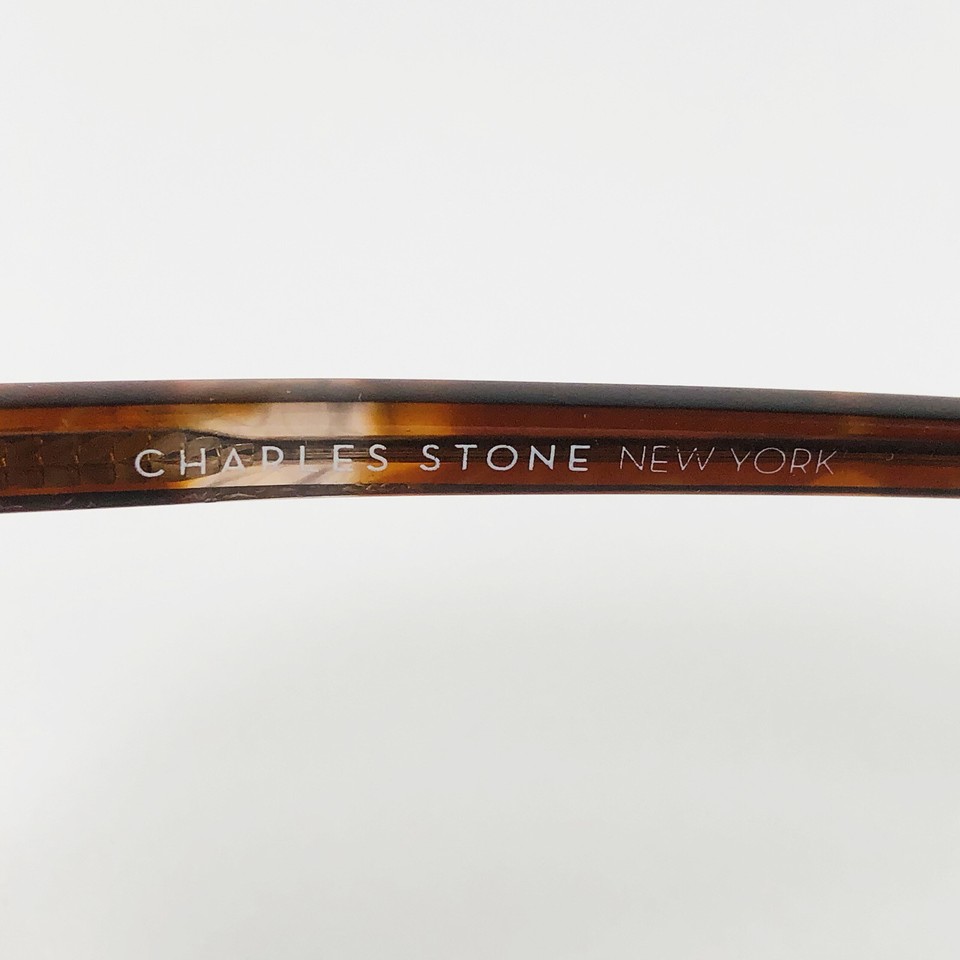 CHARLES STONE eyeglasses TORTOISE KEYHOLE ROUND glasses frame MOD ...