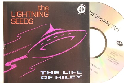 THE LIGHTNING SEEDS "THE LIFE OF RILEY" (CD) Alt Pop 2 Tracks VG+ Cond ...