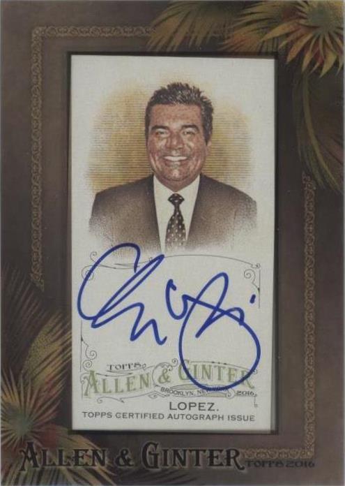 2016 Topps Allen & Ginter's - Mini Framed Autographs #AGA-GL George ...