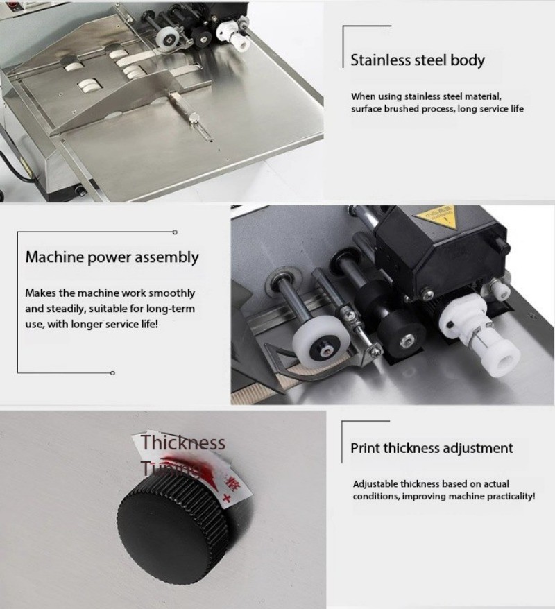 MY-380F Black Ink Marking Machine Digital Continuous Automatic Coding ...