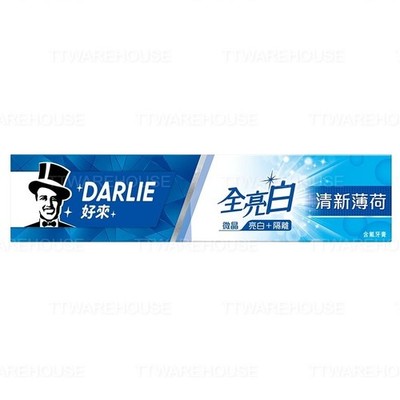 [US] DARLIE All Shiny White Fresh Mint Toothpaste 140g 好來/黑人全亮白清新薄荷牙膏 ...