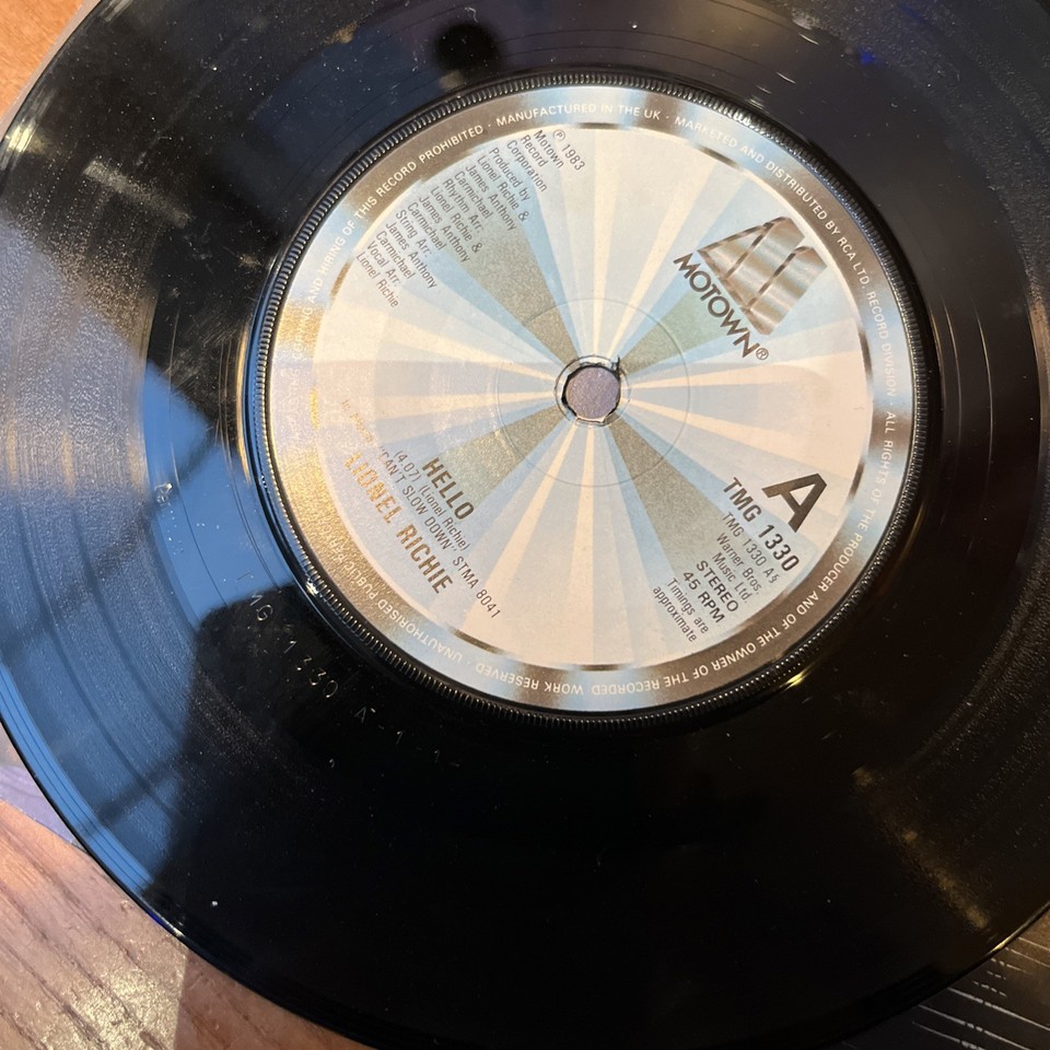 Lionel Richie - Hello 7" Single Vinyl Record | eBay UK