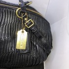 Coach Madison Sophia H1182-18620 Black Gathered Leather Satchel bag | eBay