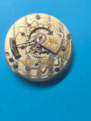 VINTAGE 18 SIZE 21 JEWEL ELGIN FATHER TIME GRADE 252 POCKET WATCH ...