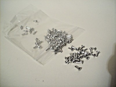 100 DIECAST CAR BASEPLATE REPLACEMENT RIVETS ( CORGI & DINKY ) ( B ...