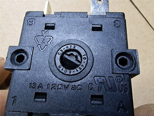 HUALILAI FZ31-9 16A 250V T125/55 6 pins 5 positions Rotary Switch | eBay