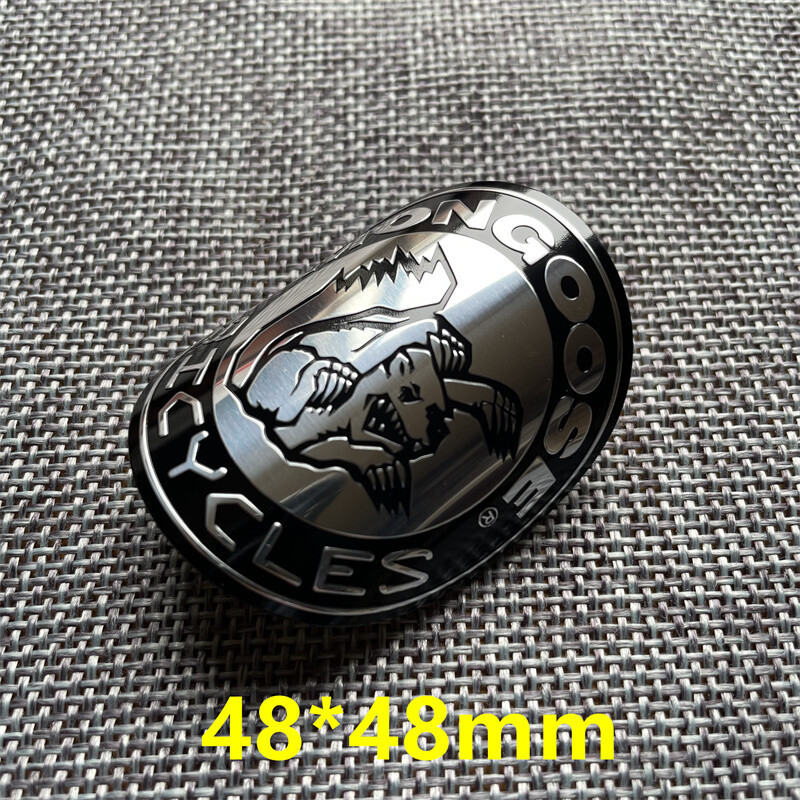2pcs mongoose Vintage Bicycle Head Badge Tag Bike Emblem Decals ...