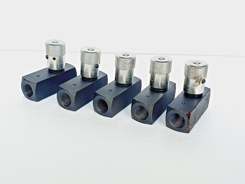 Lot De 5 Parker F800S en Ligne Hydraulique Flux Valve à Contrôle 1/2 ...
