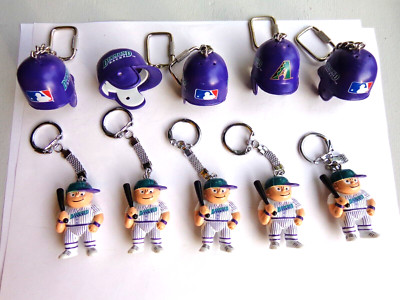 VINTAGE MLB ARIZONA DIAMONDBACKS LiL Sports Brat Key Chains PLAYERS ...