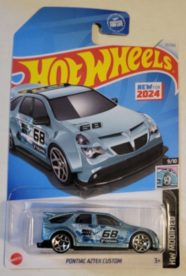 ⚫️2024 Hot Wheels Pontiac Aztek Custom Blue 111/250 HW Modified 9/10 | eBay