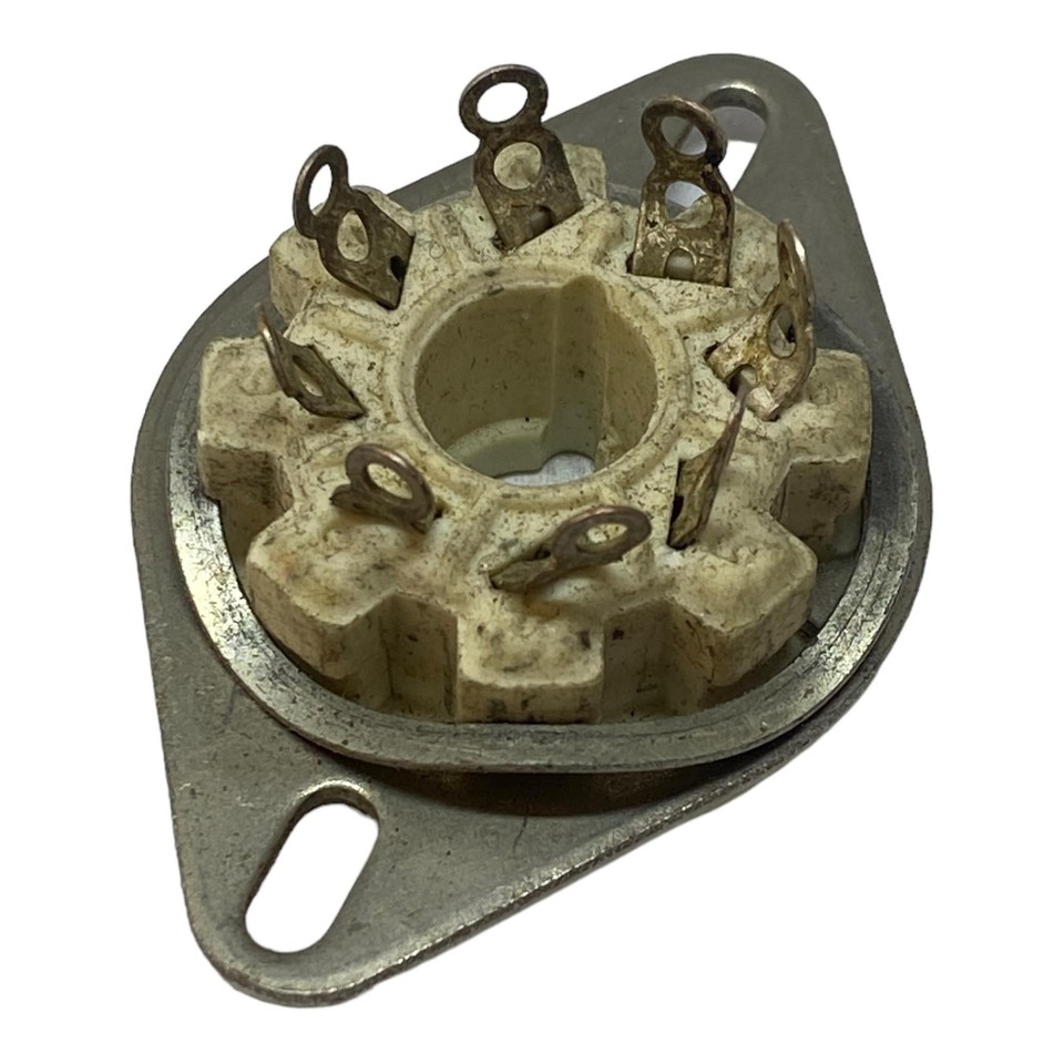 49-8 Amphenol 8 Pin Electron Vacuum Tube Ceramic Socket | eBay