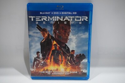 Terminator Genisys [Blu-ray + DVD] Schwarzenegger EXCELLENT CONDITION ...