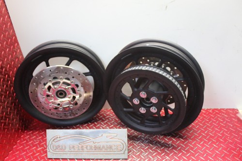2001 HARLEY DAVIDSON FATBOY SOFTAIL ALCOA 16x3 WHEELS RIMS BILLET ...
