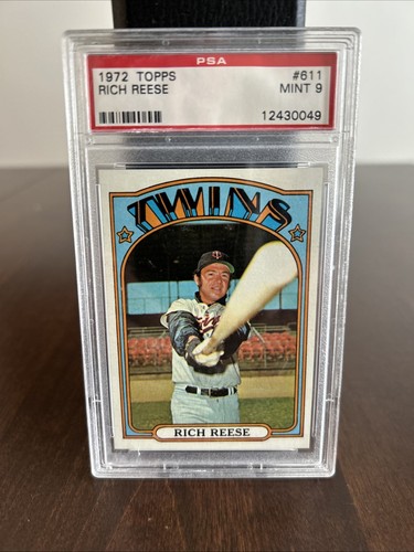 1972 Topps Baseball Rich Reese Card #611 PSA Mint 9 | eBay