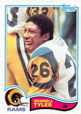 1982 Topps #385 Wendell Tyler LA Rams NM-MT | eBay