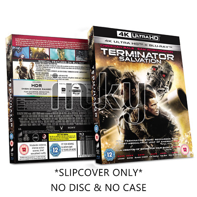 Terminator Salvation 4K Ultra Bluray Slipcover Only Custom Handmade (NO ...