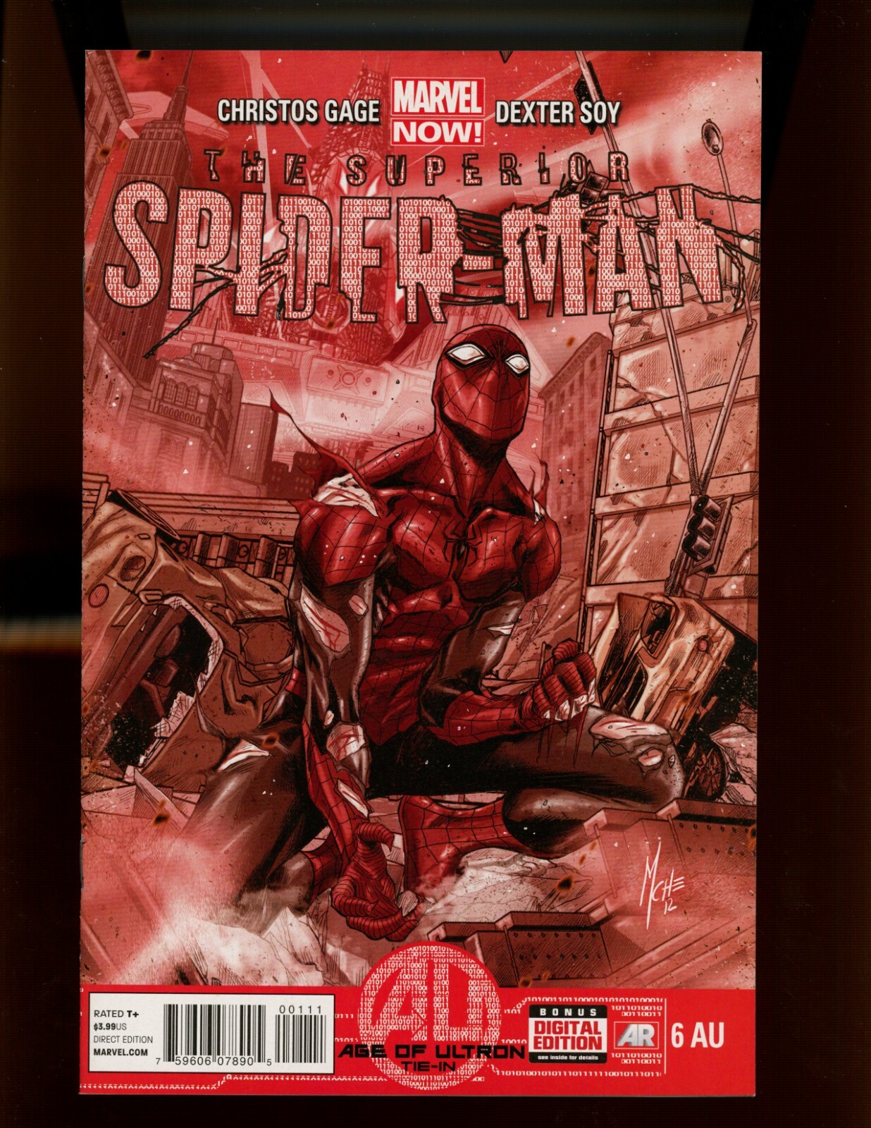 Superior Spiderman #6-Age of Ultron Tie-In. Michael Checchetto Art (9.2 ...