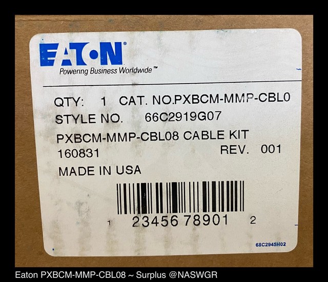 EATON PXBCM-MMP-CBL08 - PXBCM METER MODULE PORT CABLES - 8 FT () for ...