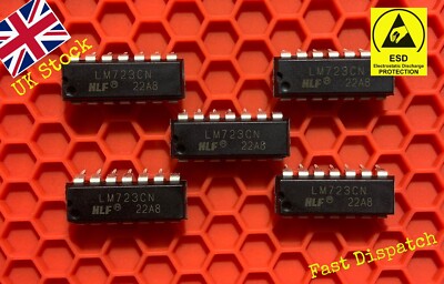 5pcs HLF Original LM723 High Precision Adjustable Voltage Regulator UK ...